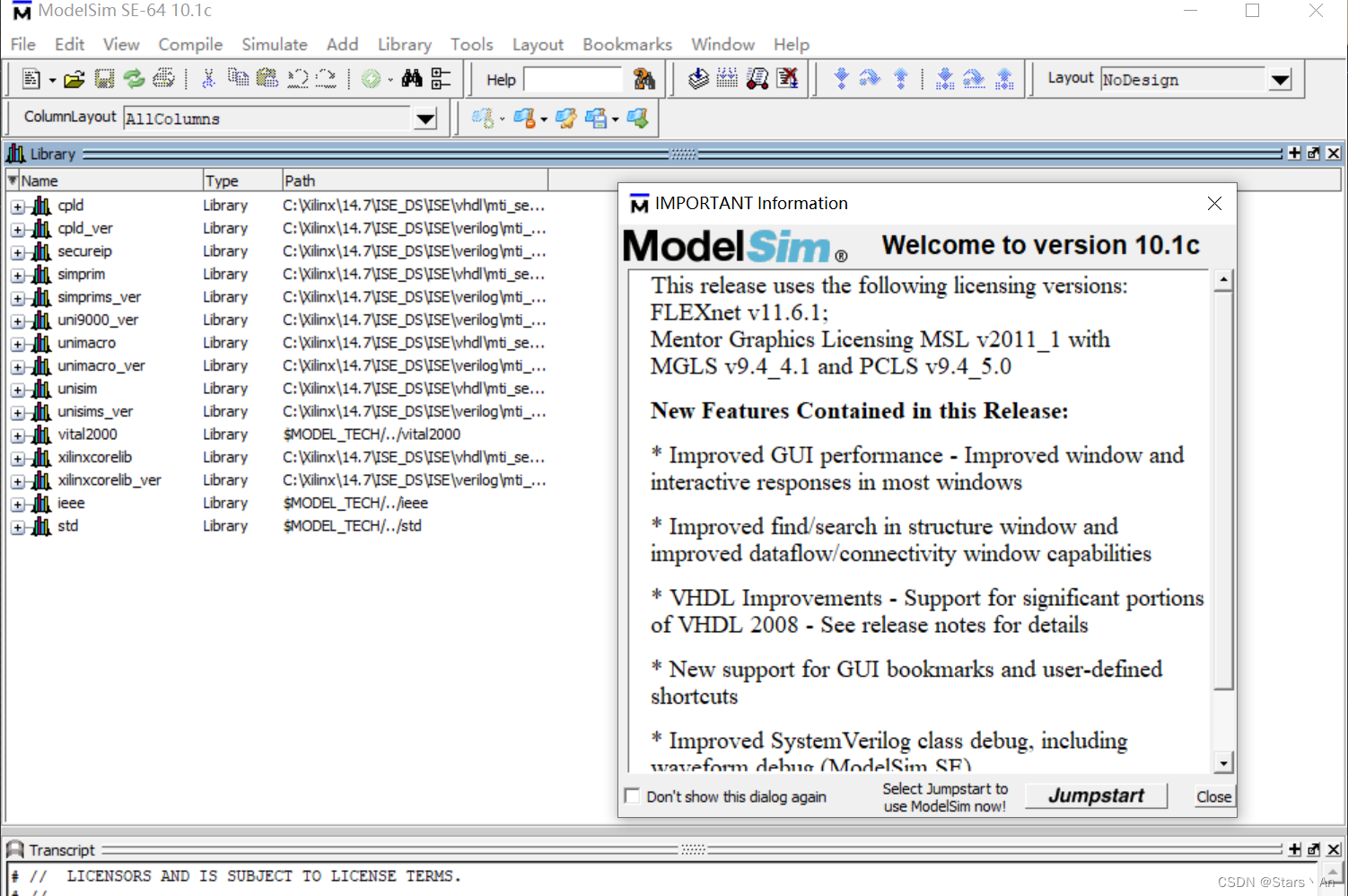 ModelSim破解时报错 一直出现Unable to checkout a license.Make sure you licence ...