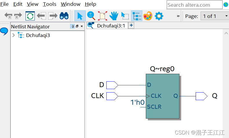 Quartus中运用多种方式设计一个D触发器，并进行仿真，时序波形验证_quartus的node finder-CSDN博客