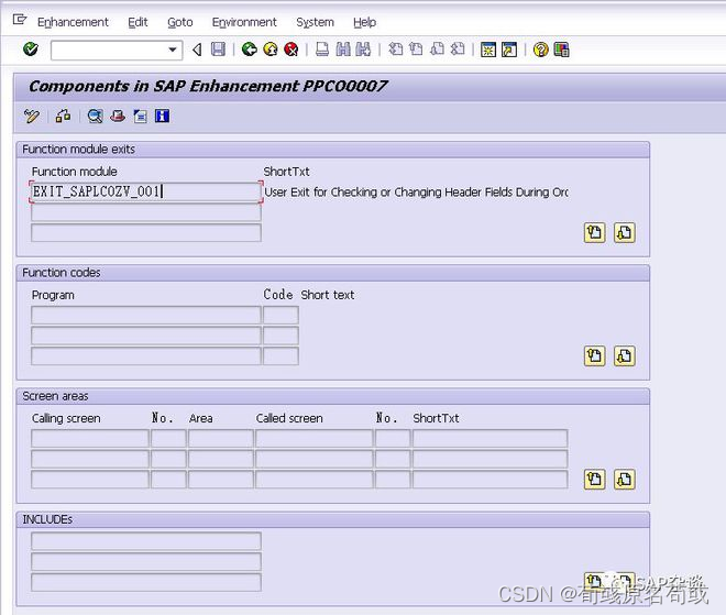 SAP 工单CO01/CO02增强 （RFC: CO_BI_AFPO_UPD 、CO_BI_AFPO_GET 和 SMOD : PPCO0007）＜转载＞_co01 增强-CSDN博客