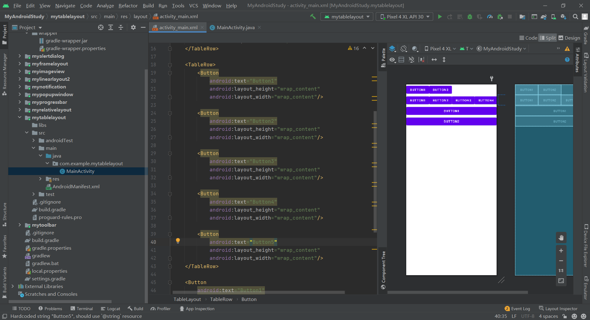 Android开发之TableLayout_android tablelayout-CSDN博客