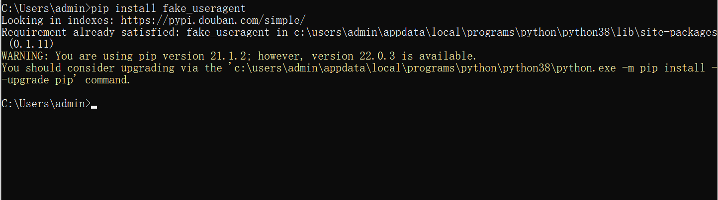 解决调用fake_useragent库失败和ua.random报错的问题_ua.random 报错-CSDN博客