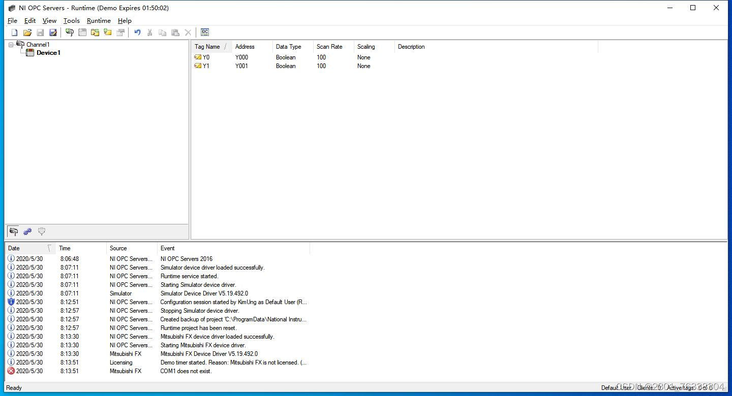 labview DSC模块 opc服务器，支 持三菱，西门子，欧姆龙等PLC的通讯_labview数据记录和监控(dsc)模块-CSDN博客