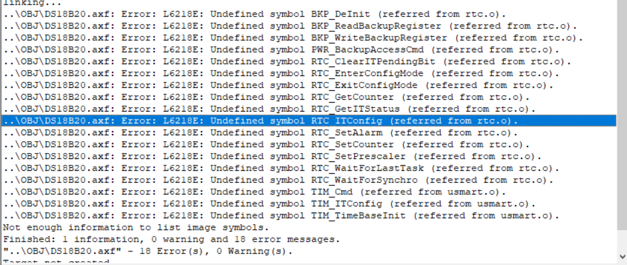 Error: L6218E: Undefined symbol XXXX-CSDN博客