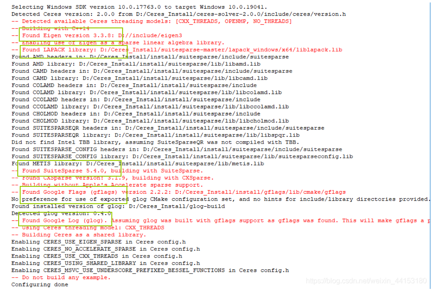 Windows下Ceres库的配置 包含四个依赖库Eigen、gflags、glad、suitesparse-metis-for ...