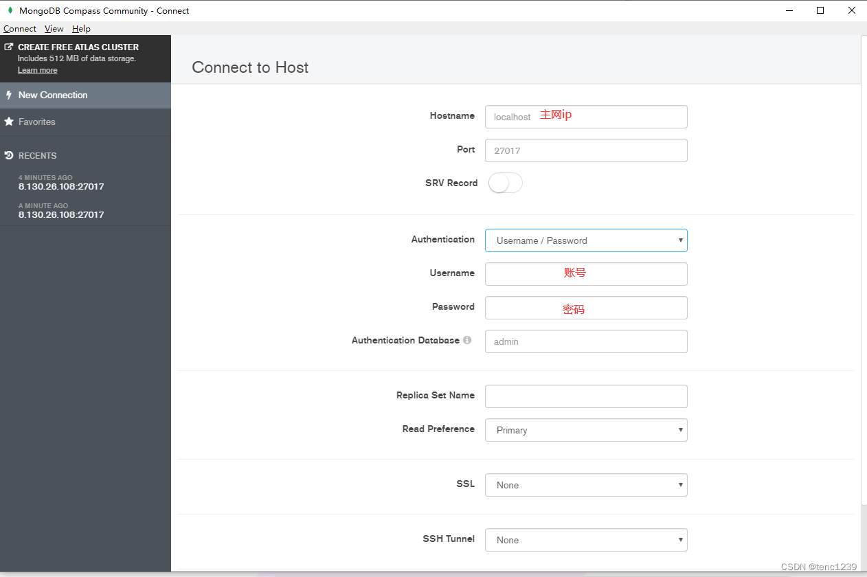Mongodb 连接工具 Compass Mongo连接工具 Csdn博客