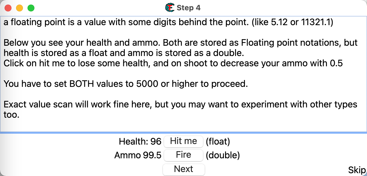 【CE】Mac下的CE教程Tutorial：基础篇（1-4关）_cheat engine mac-CSDN博客