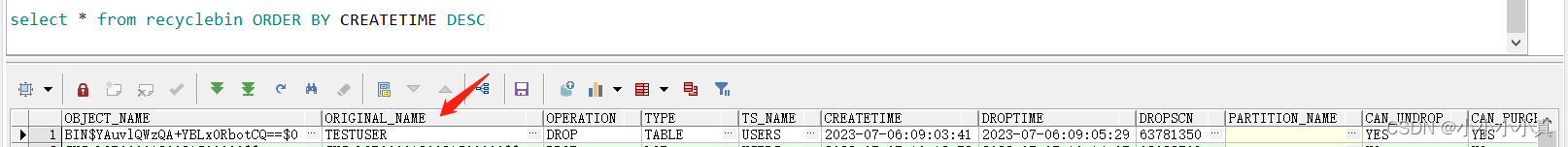 Oracle回退不小心drop掉得表_oracle drop table 恢复-CSDN博客
