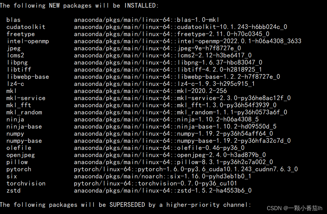 Linux服务器安装pytorch更换conda清华镜像源 Lunix系统安装pytorch国内源 Csdn博客