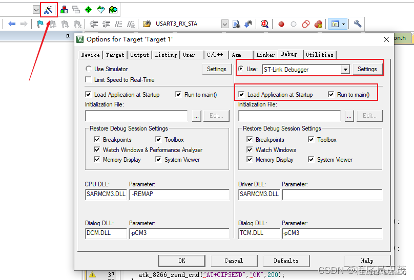 STM32使用ST-LINK V2下载调试_stm32 st-link utility v4.6.0-CSDN博客