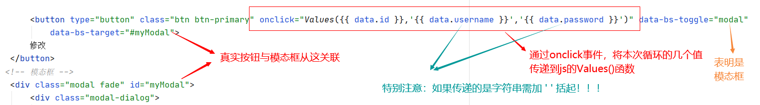 【Bootstrap】模态框（Modal）传值踩坑记录_bootstrap modal-CSDN博客