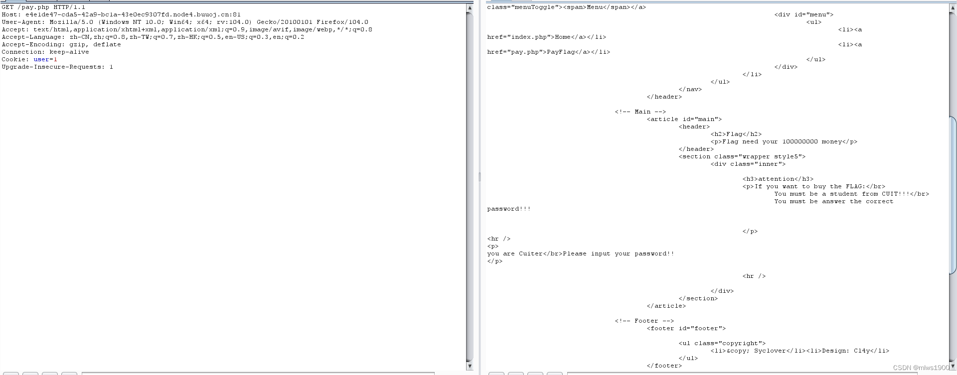buuctf-web-[极客大挑战 2019]BuyFlag1_flag 1 buuctf-CSDN博客