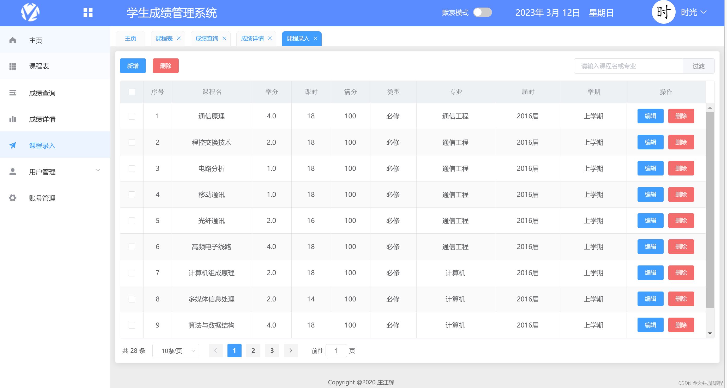 计算机毕业课程设计基于springboot的学生成绩管理系统springboot学生成绩管理系统 Csdn博客