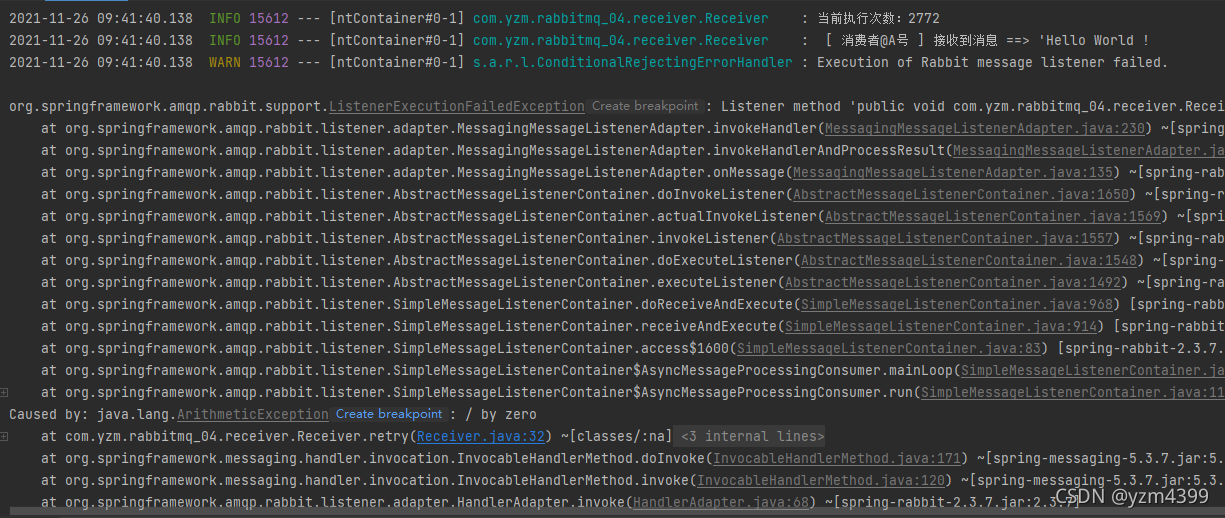 Rabbitmq之消息重试机制rabbitmq消息重试 Csdn博客