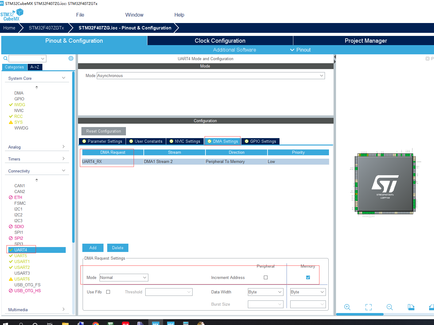 STM32F407使用cube空闲中断DMA串口环形缓冲区_stm32 使用中断服务程序、环形缓冲区构建uart模块-CSDN博客
