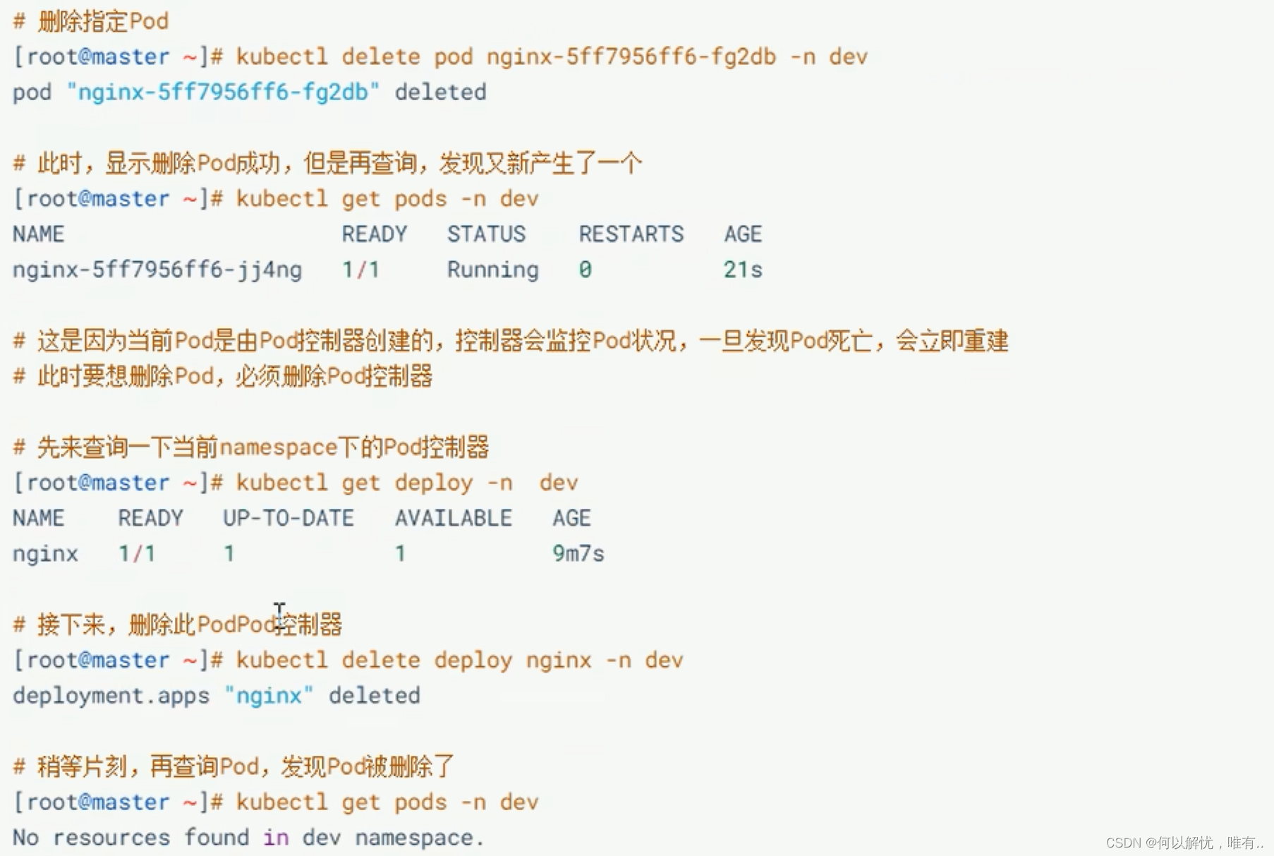 初识 kubernetes 之 Pod_kubectl get pods 可以查看到独立的pod吗-CSDN博客