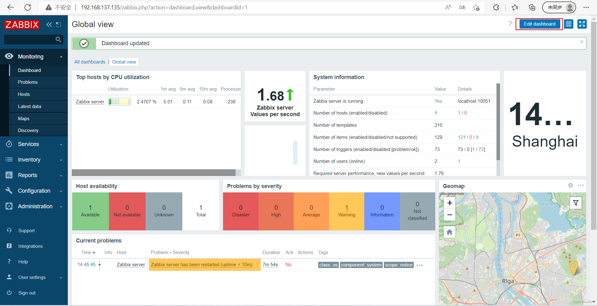 zabbix基础使用_zabbix仪表盘-CSDN博客