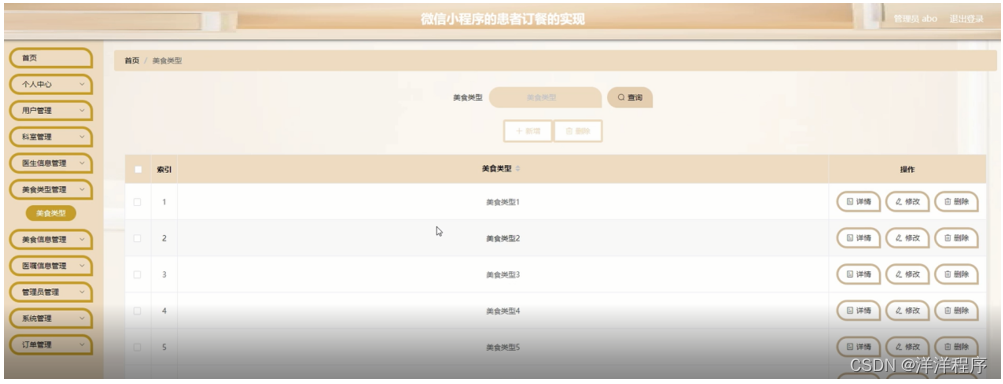 Javaphpnodejspython微信小程序的患者订餐的实现【2024年毕设】 Csdn博客