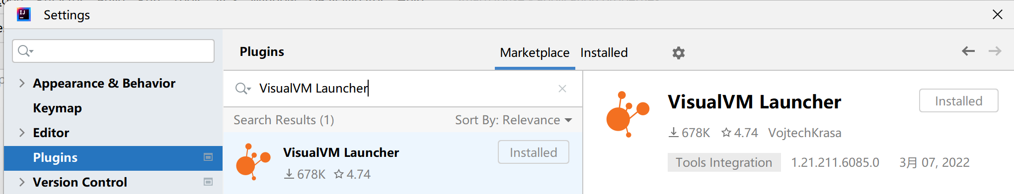 IDEA 集成VisualVM Launcher JDK 监控程序插件-CSDN博客