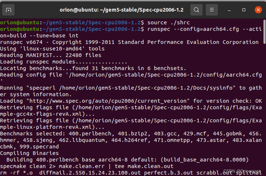 使用Gem5在aarch64架构下运行SPEC2006样例（二）——样例编译_gem5 spec2006-CSDN博客