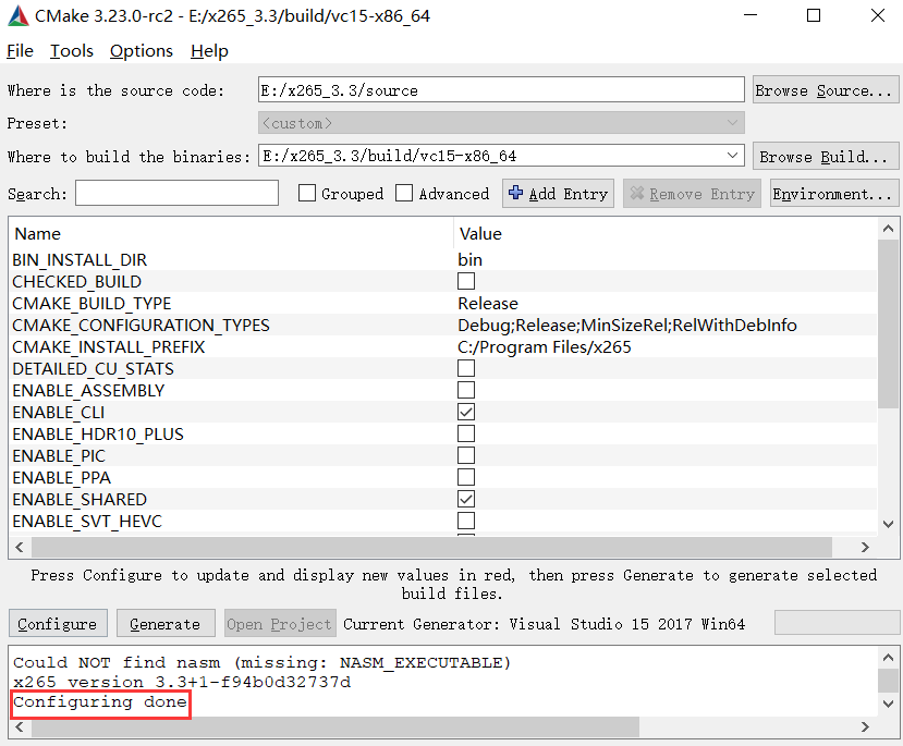 x265 Win10下载与Visual Studio 2017调试_x265下载安装-CSDN博客