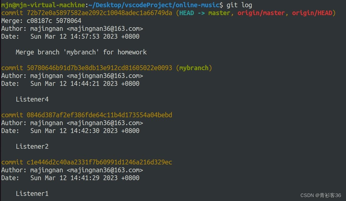 场景四：Git Rebase整理提交记录_git rebase日志-CSDN博客