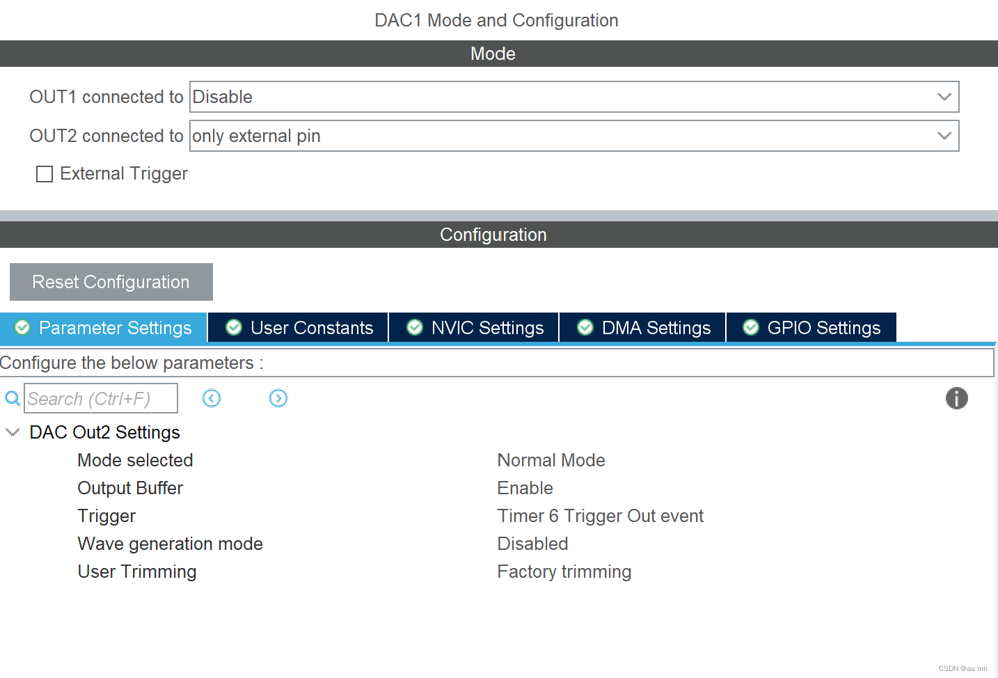 [stm32]cubeide TIM触发DAC,DMA搬运-CSDN博客
