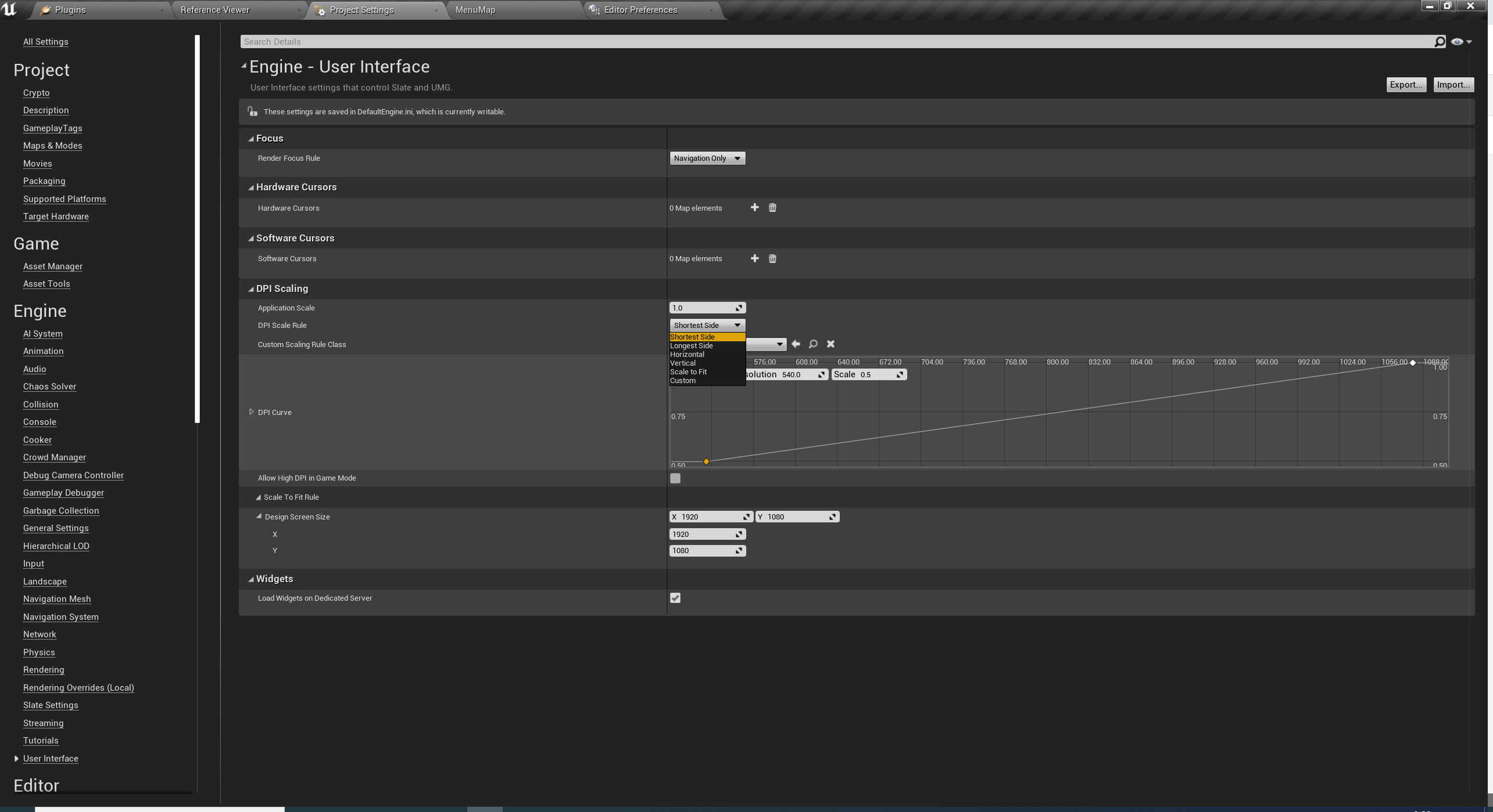UE4C++Slate与C++DPI（屏幕自适应方式）设定_ue4屏幕适配-CSDN博客
