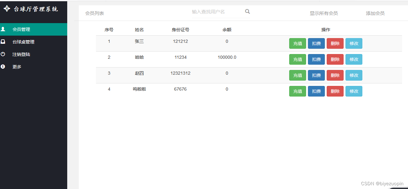 基于jsp的台球厅会员管理系统设计与实现台球厅管理系统 Csdn博客