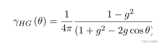 23.雾效_henyey-greenstein (h-g)相函数近似法-CSDN博客