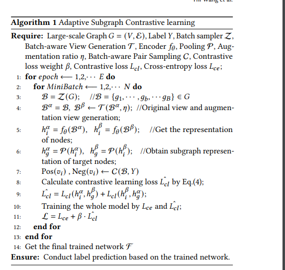 22 Cikm Adagcl Adaptive Subgraph Contrastive Learning To Generalize Large Scale Graph Training 