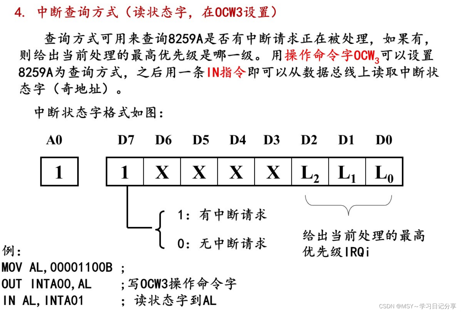 《微机原理》第七章 中断系统 8259A（超级详细PPT内容，用于自己记录学习）_9051中断硬件结构 ppt-CSDN博客