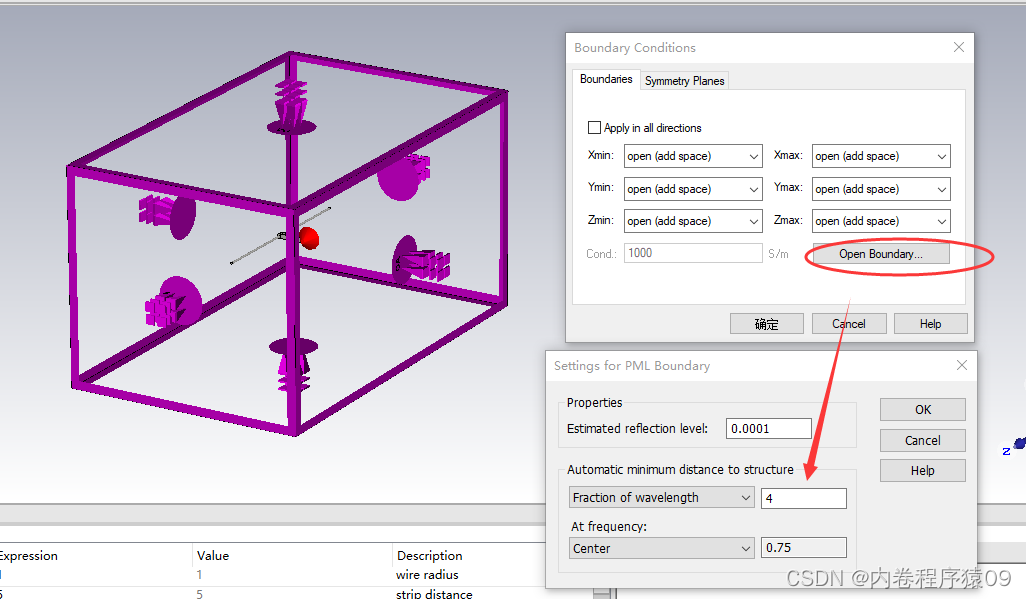 CST学习笔记------材料边界_open(add space)-CSDN博客