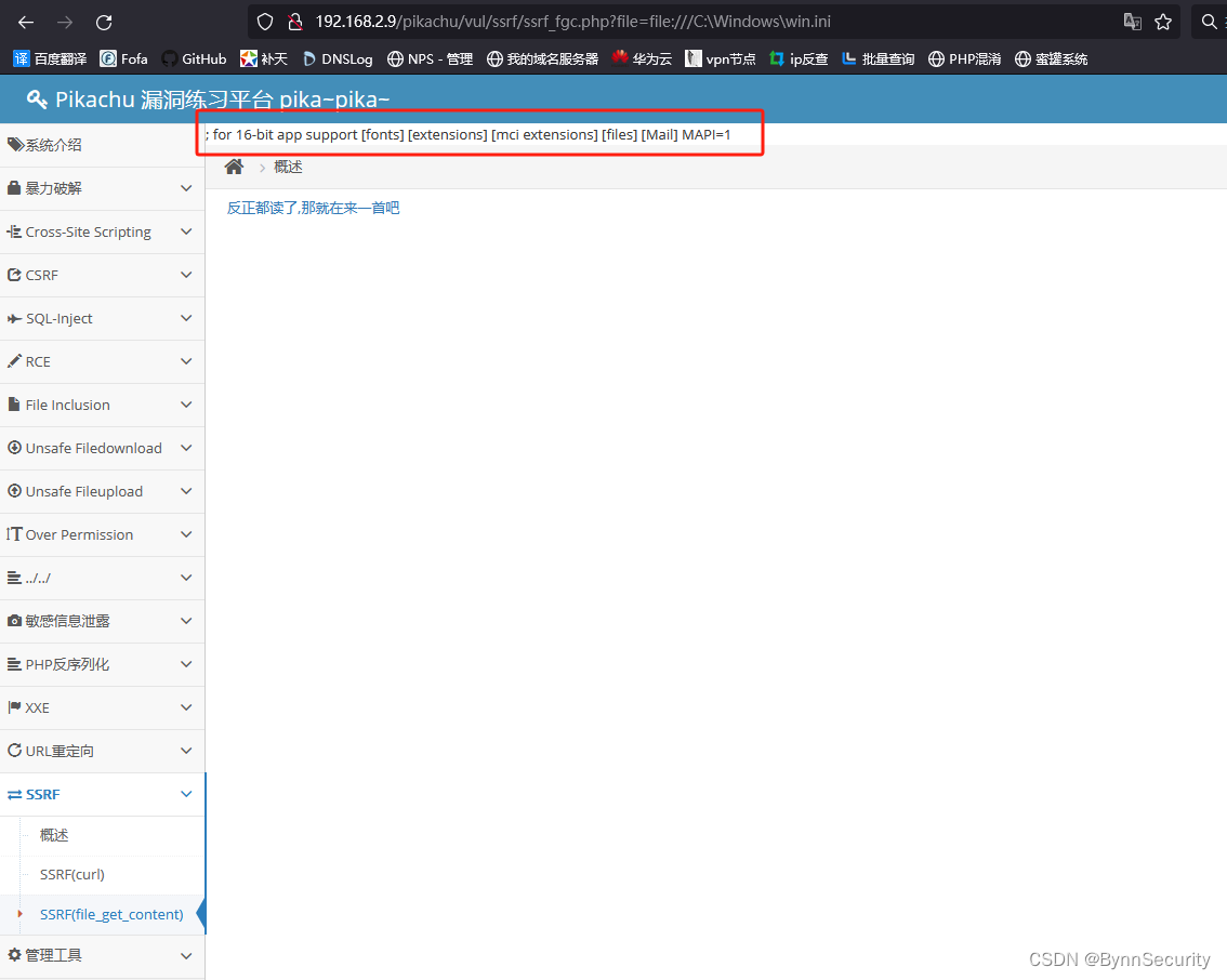 Web安全之SSRF漏洞_ssrf漏洞读取win.ini-CSDN博客