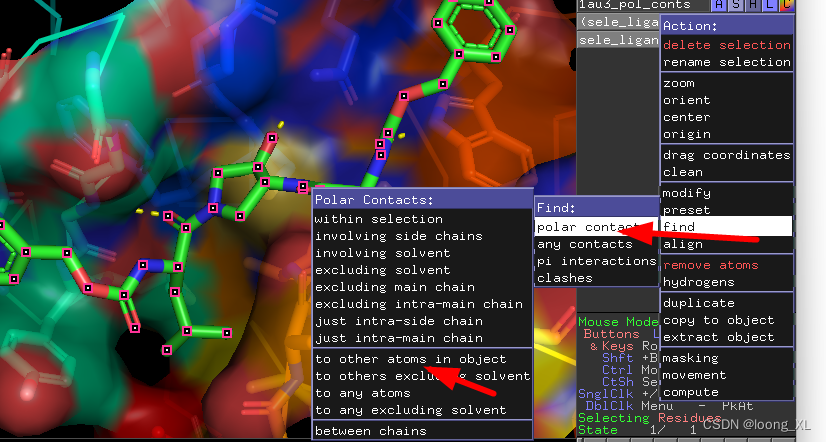 Pymol 分离蛋白与小分子保存;pymol分离蛋白多聚体亚基;pymol对接位点交互图展示;去除杂原子loongxl的博客 Csdn博客
