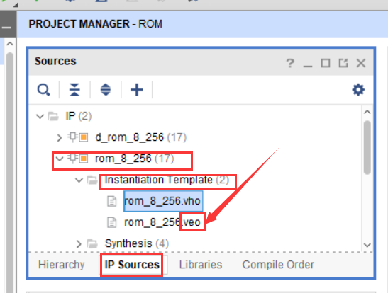 【ROM IP】 Vivado ROM IP核调用实验_vivado怎么调用rom-CSDN博客