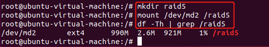 Linux下实现RAID磁盘阵列（Ubuntu18.04 + RAID0、1、5）_ubuntu raid-CSDN博客