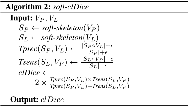 【2021-CVPR】clDice - a Novel Topology-Preserving Loss Function for Tubular Structure Segmentation ...