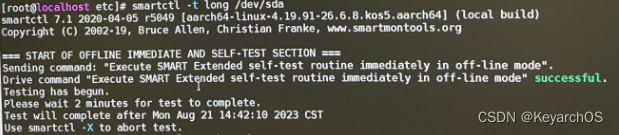 硬盘检测工具Smartmontools在KOS上的安装、部署与使用-CSDN博客