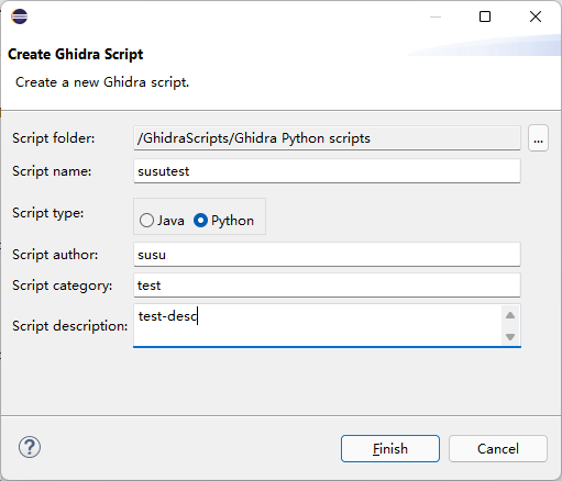 Ghidra Script 使用 Python语言开发调试环境配置及示例_ghidra eclipse-CSDN博客