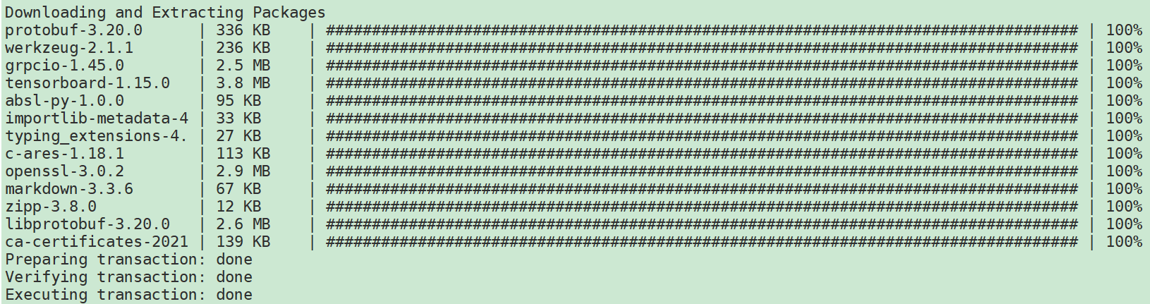 ModuleNotFoundError: No module named ‘tensorboard‘_modulenotfounderror: no module named ...