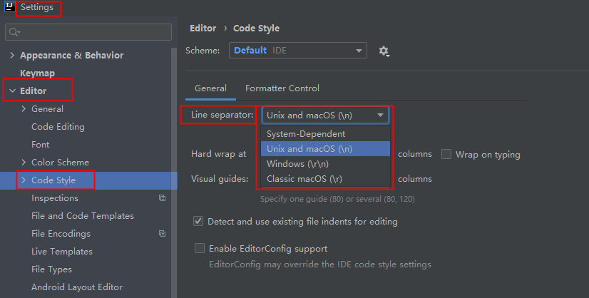 IDEA和GIT关于文件中LF和CRLF问题_为什么我的idea修改文件都是lf-CSDN博客