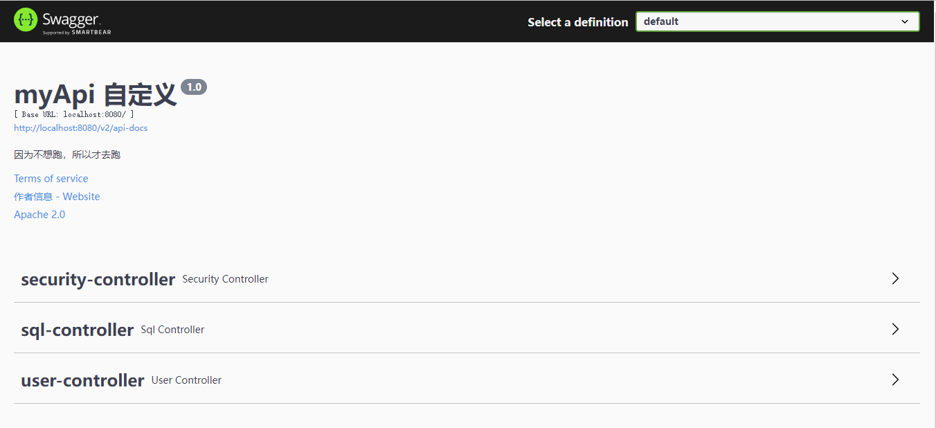 SpringBoot assembly Swagger - Programmer Sought