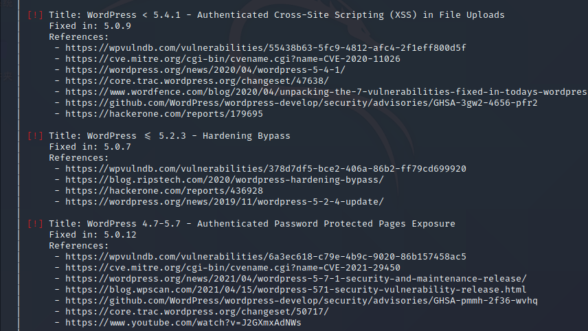 wpscan_[!] no wpscan api token given, as a result vulnera-CSDN博客