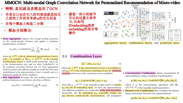 多模态----MMGCN: Multi-modal Graph Convolution Network for Personalized Recommendation of Micro ...