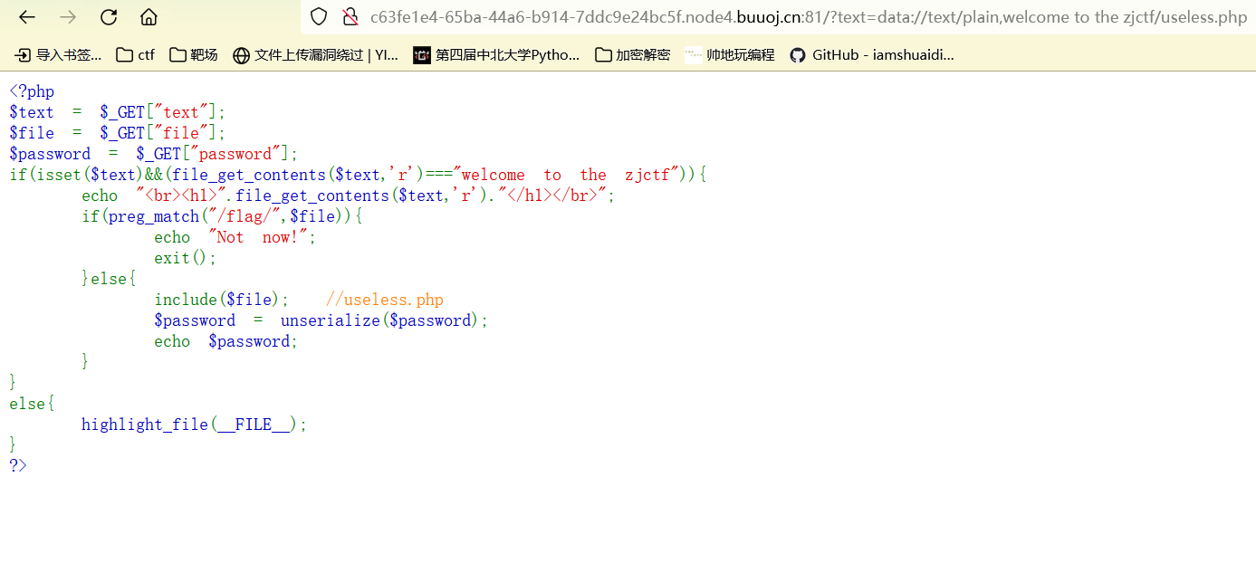 BUUCTF [ZJCTF 2019]NiZhuanSiWei特详解（php伪协议+序列化与反序列化）-CSDN博客