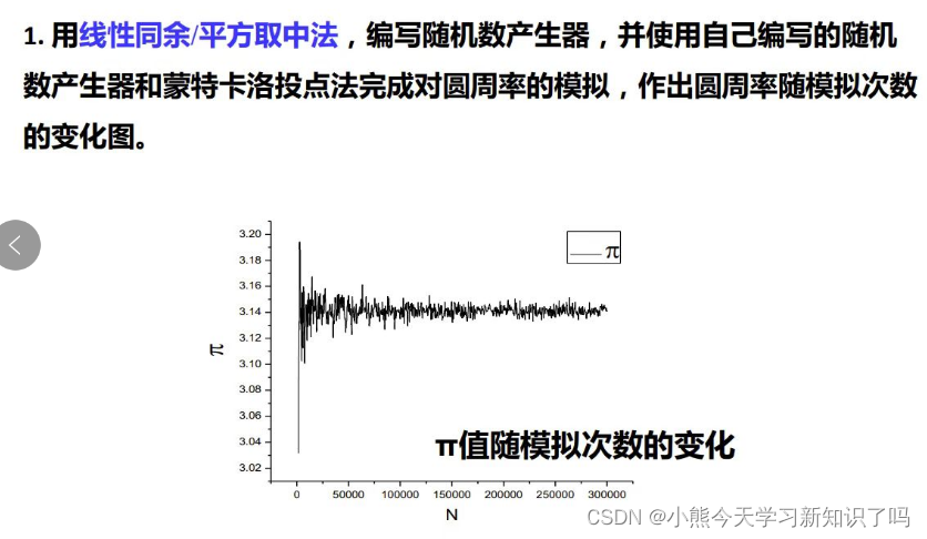 线性同余法产生随机数模拟投针c语言线性同余法随机数 Csdn博客 