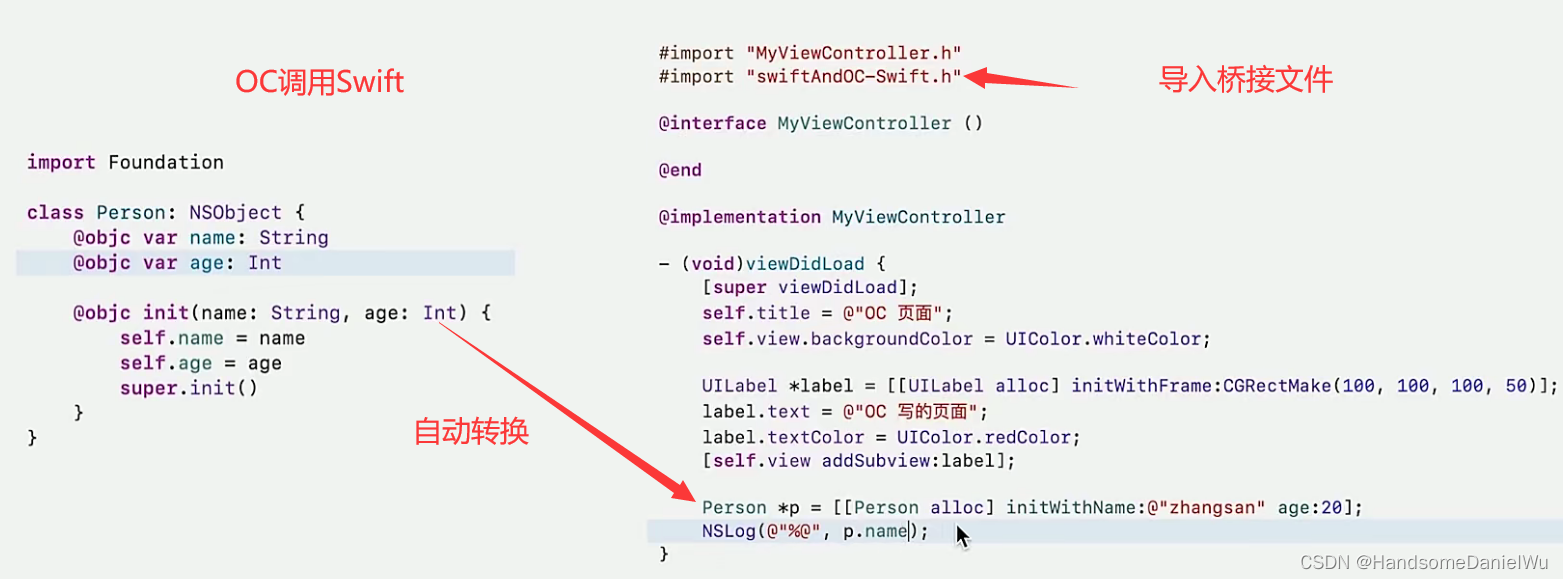 Swift与OC的桥接 混合编程 修饰符_swift桥接oc-CSDN博客