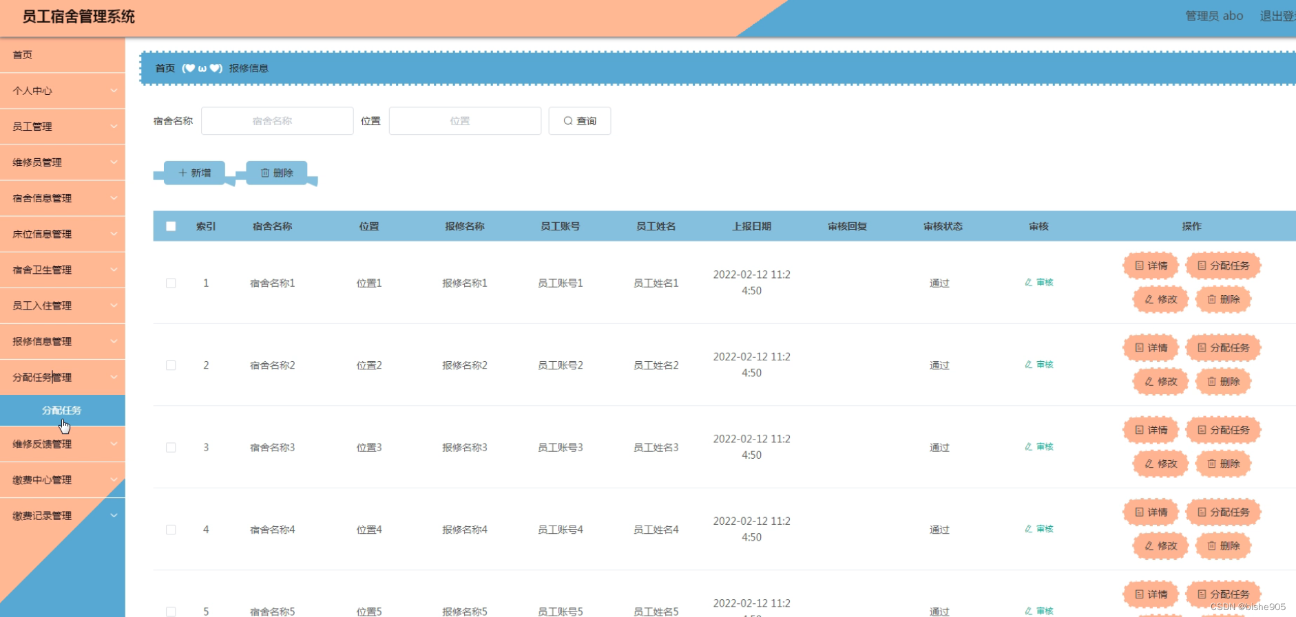 Java计算机毕业设计ssm员工宿舍管理系统9l023（附源码、数据库）java员工宿舍管理 Csdn博客 