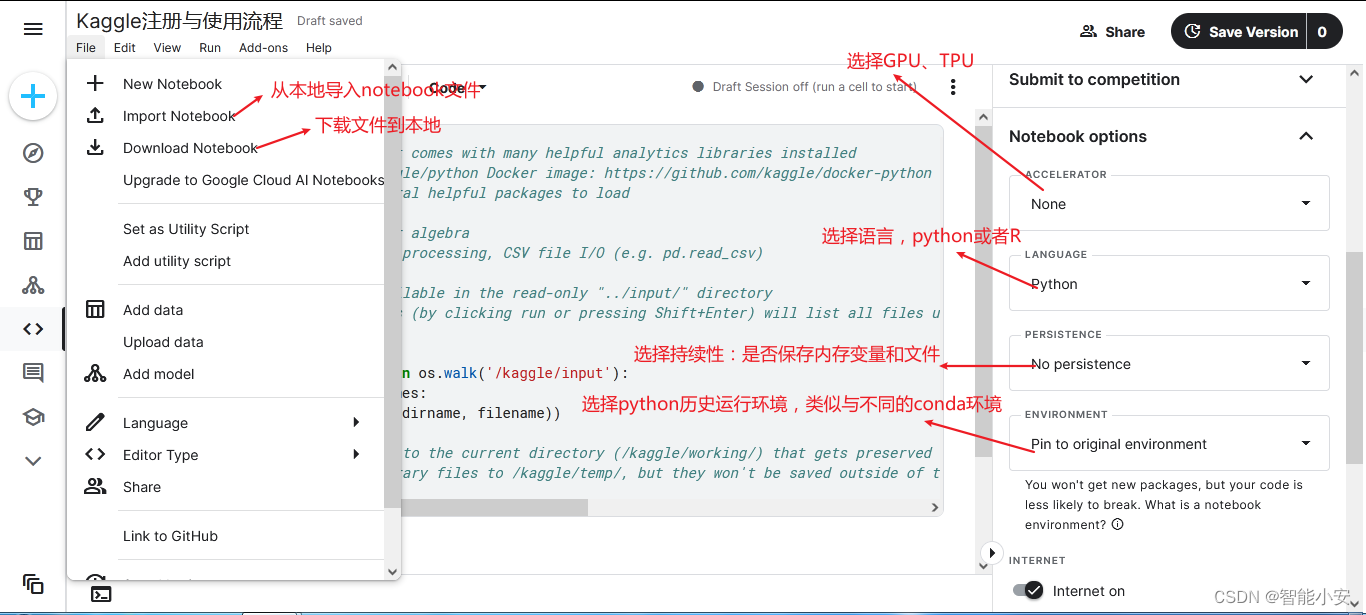 Kaggle的注册与云端运行技巧_kaggle怎样在线运行-CSDN博客