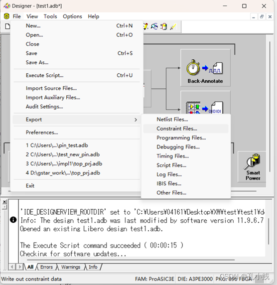 Libero的使用手册_liberosoc使用教程-CSDN博客
